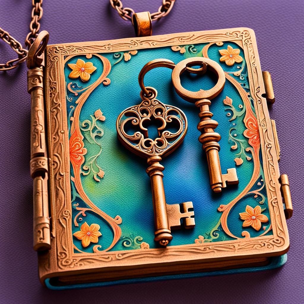 Diary Keys - AI Generated Artwork - NightCafe Creator