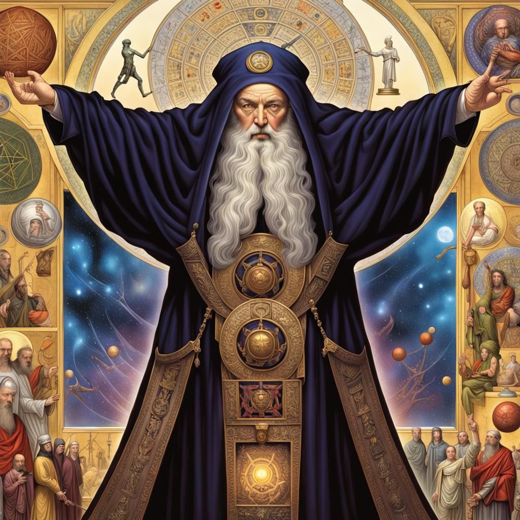 Hermes Trismegistus - AI Generated Artwork - NightCafe Creator