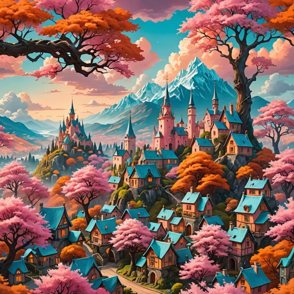 Magical lands - AI Generated Artwork - NightCafe Creator