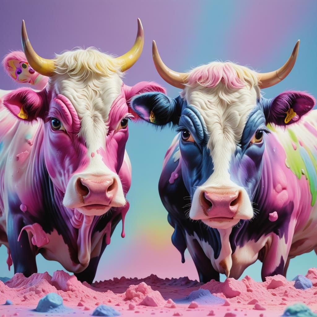 K-POP Cows - AI Generated Artwork - NightCafe Creator