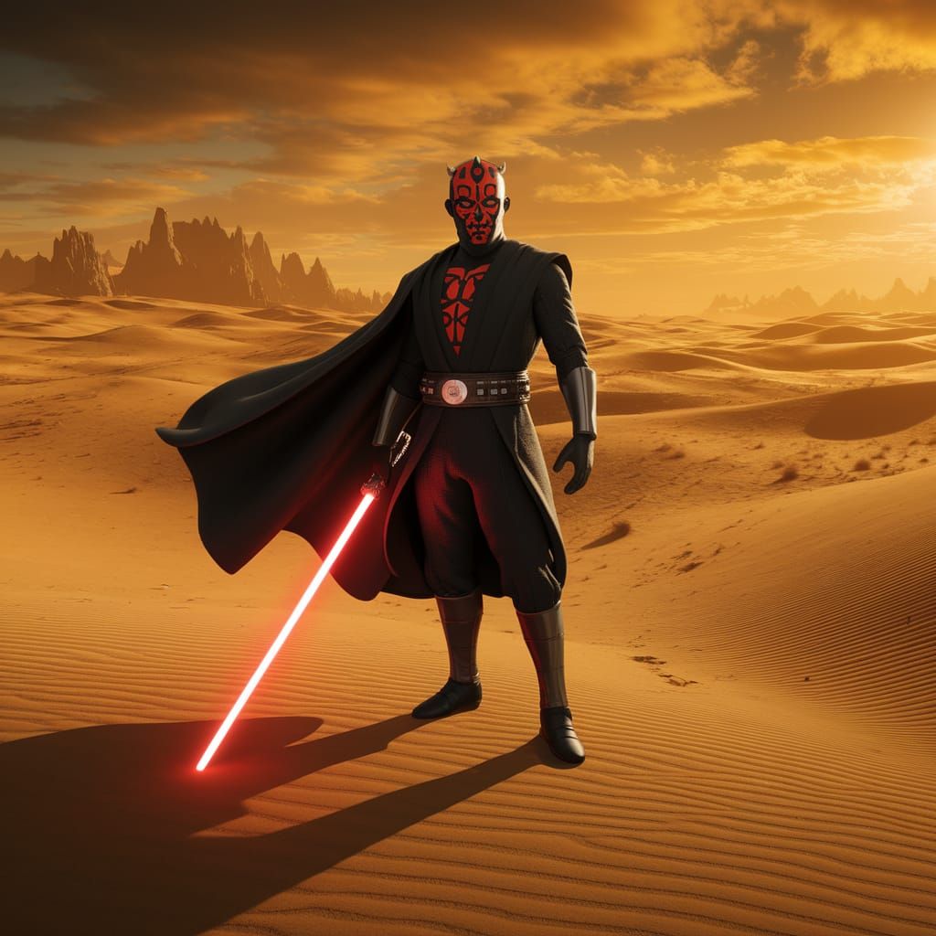Darth Maul in the desert - Darth Maul in the desert