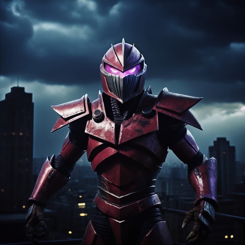 Giant Lord Zedd, Post-Apocalyptic Monster, Dark Ci... - AI Art