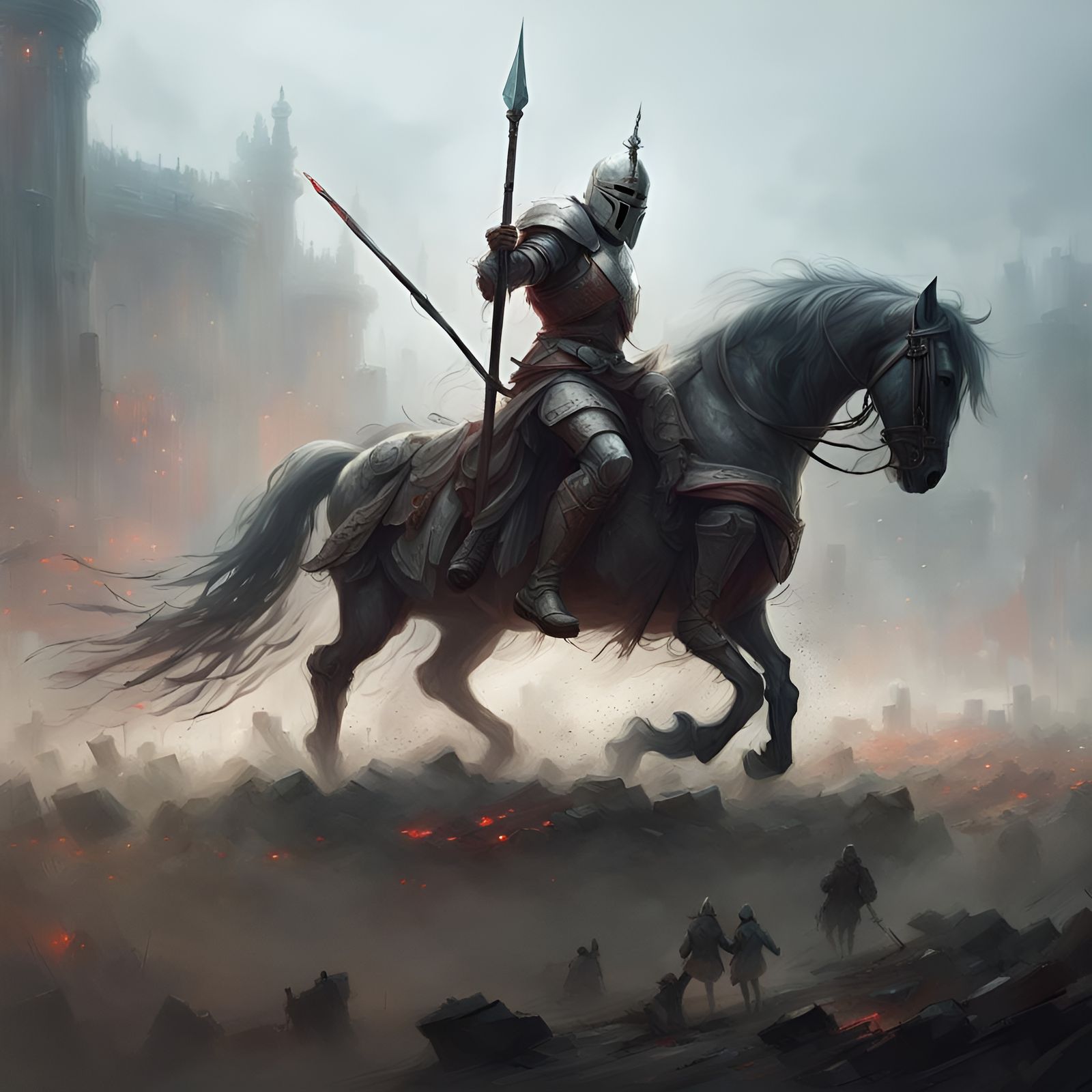 Giant Knight - AI Generated Artwork - NightCafe Creator