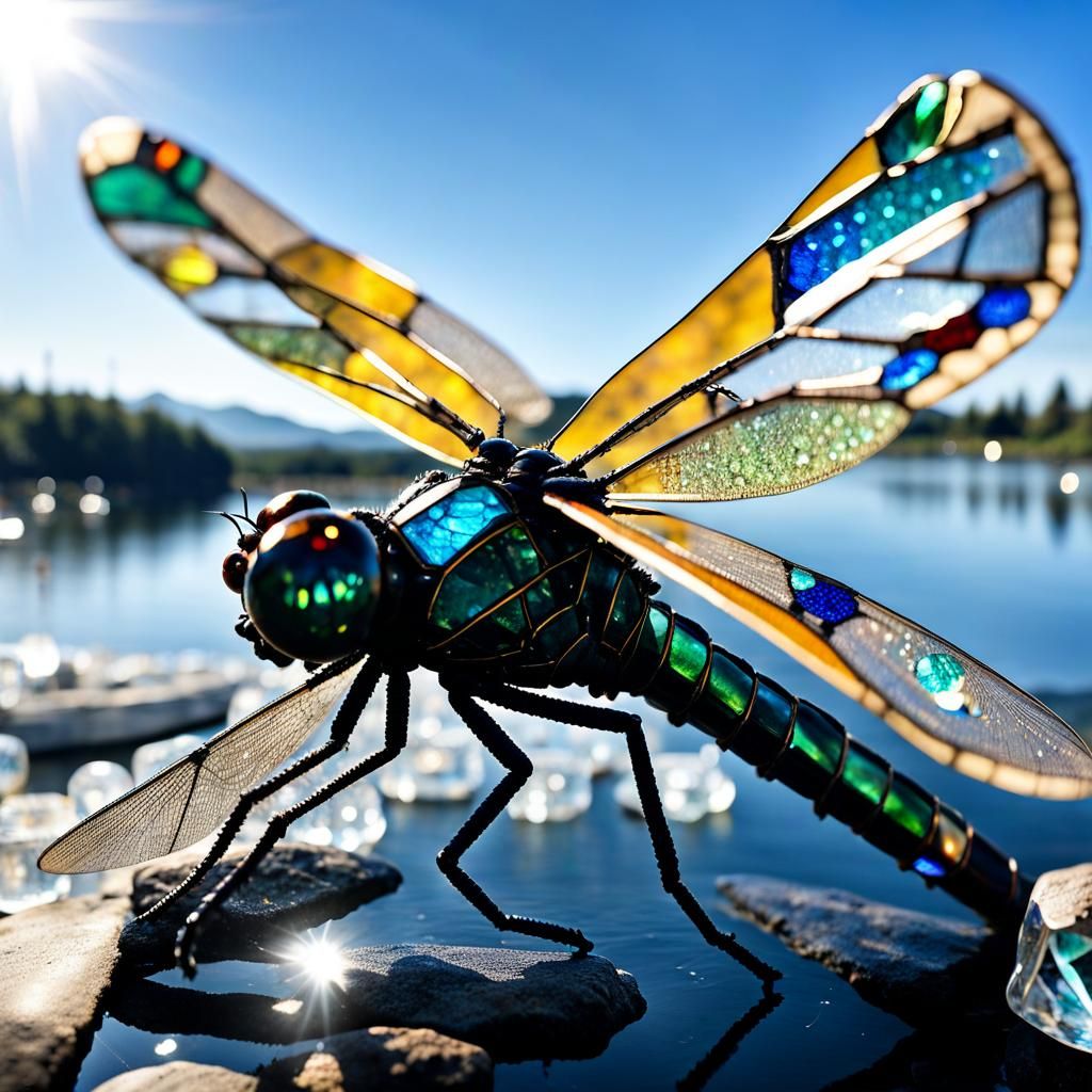 Dragonfly - AI Generated Artwork - NightCafe Creator