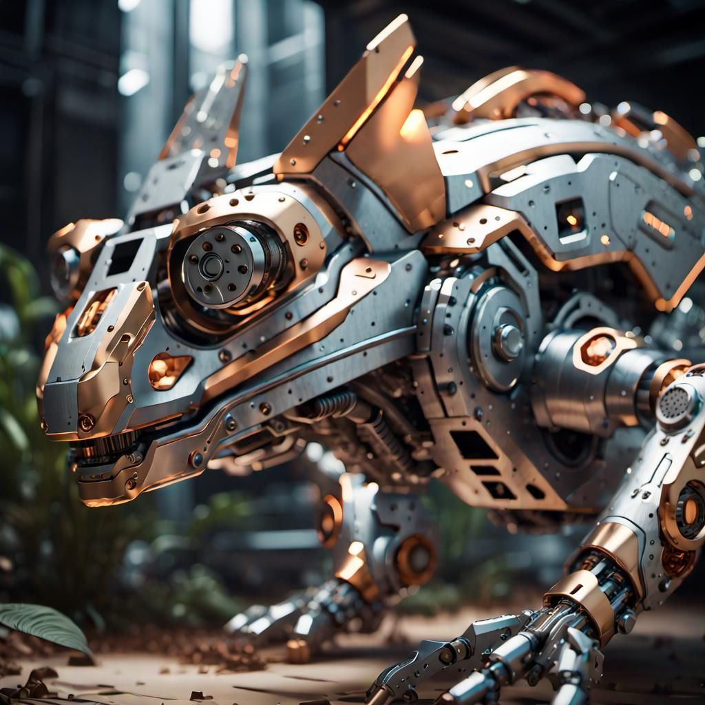 Chromeleon? metallizard? Robo Reptile? - AI Generated Artwork ...