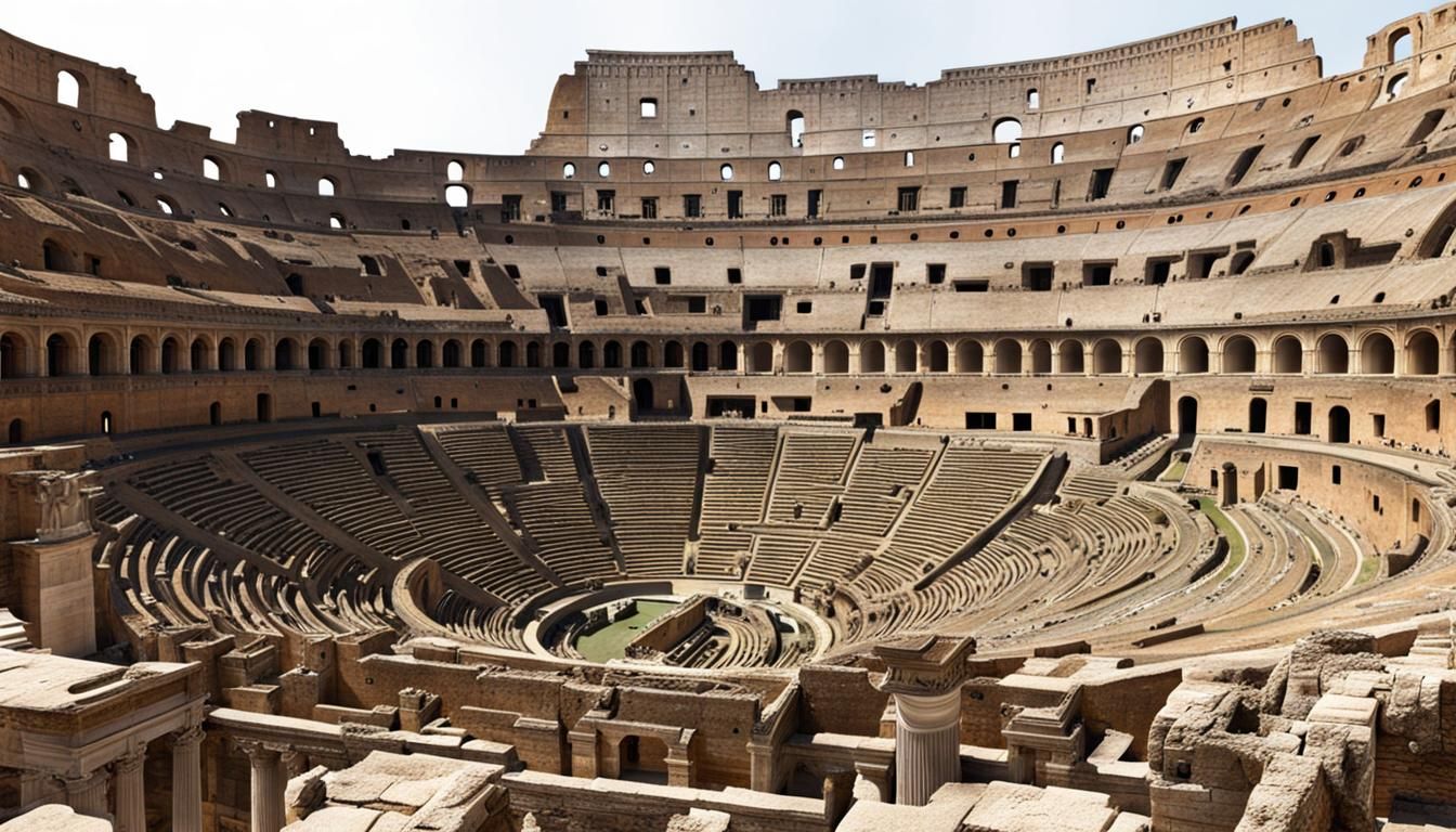 Roman Theatre - AI Generated Artwork - NightCafe Creator