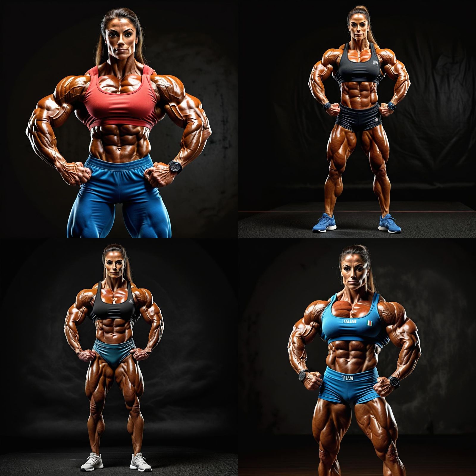The Italian Muscle Queen - AI Generated Artwork - NightCafe Creator