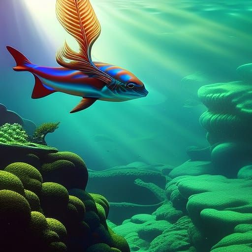 Pez Sirena Inabsentia - AI Generated Artwork - NightCafe Creator