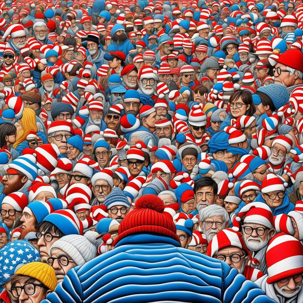 Where Is Waldo Tribute - AI Generated Artwork - NightCafe Creator