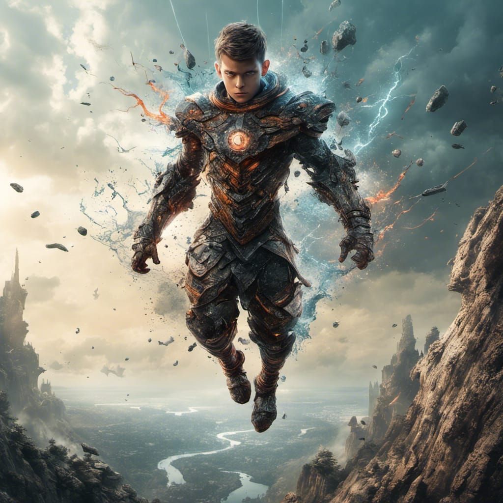 Elemental Boy - AI Generated Artwork - NightCafe Creator