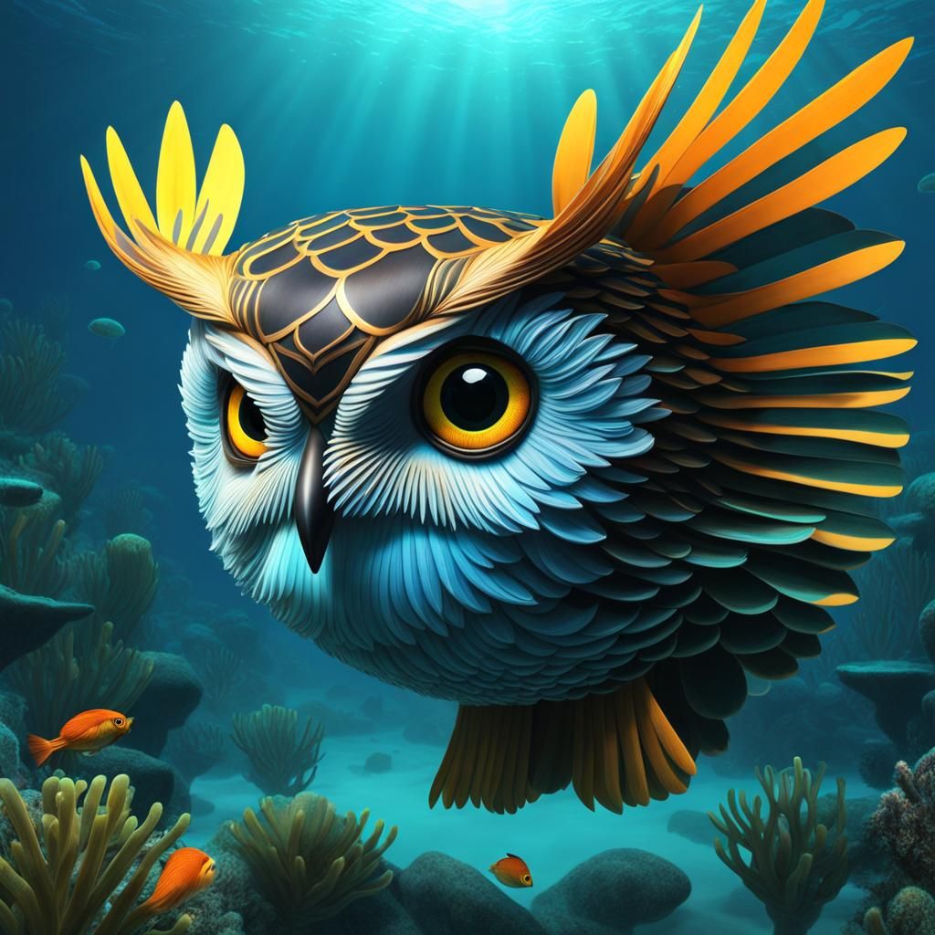 Owlfish - AI Generated Artwork - NightCafe Creator