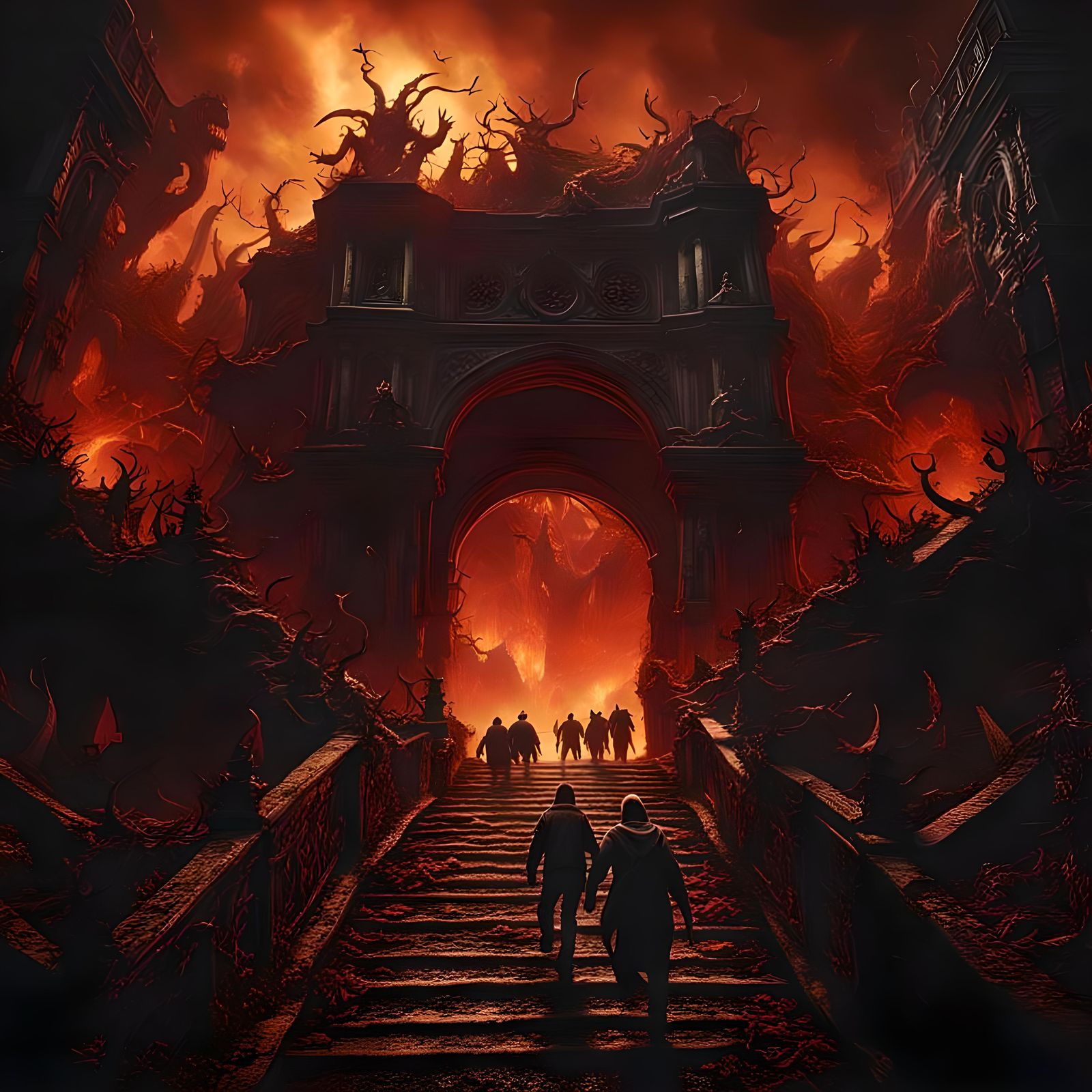 The gate of judgement - AI Generated Artwork - NightCafe Creator