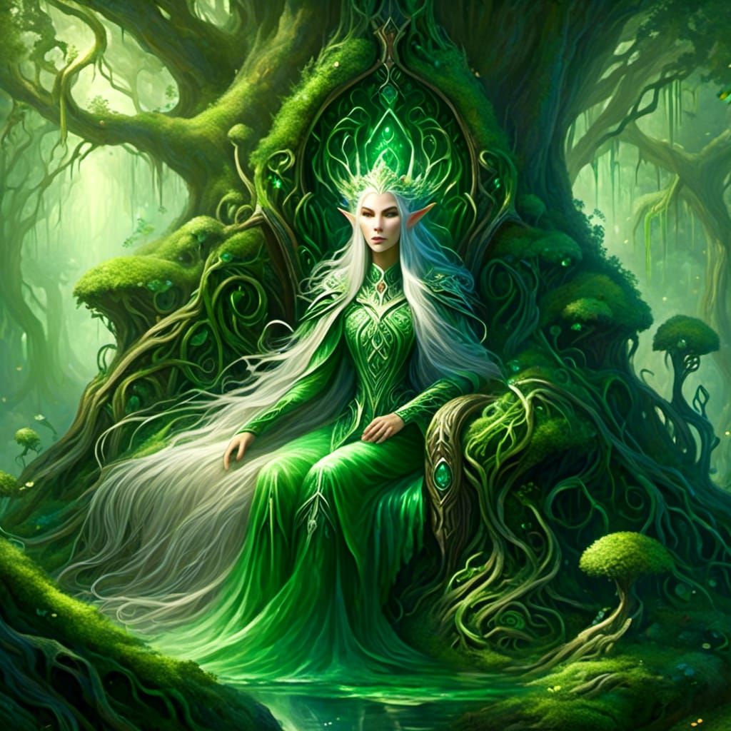 Ruler of the Verdant Realm - AI Generated Artwork - NightCafe Creator