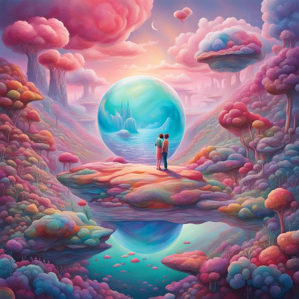 Imaginative scenes that transport viewers into a world where everything ...