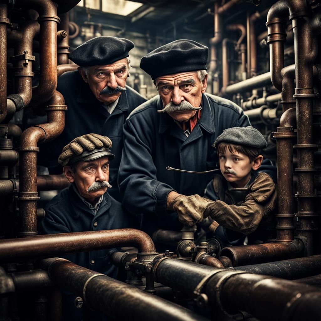 Master and Apprentices - AI Generated Artwork - NightCafe Creator