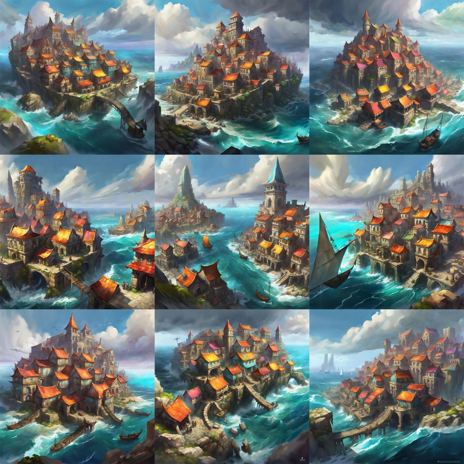 Outskirts of Stormreach - AI Generated Artwork - NightCafe Creator