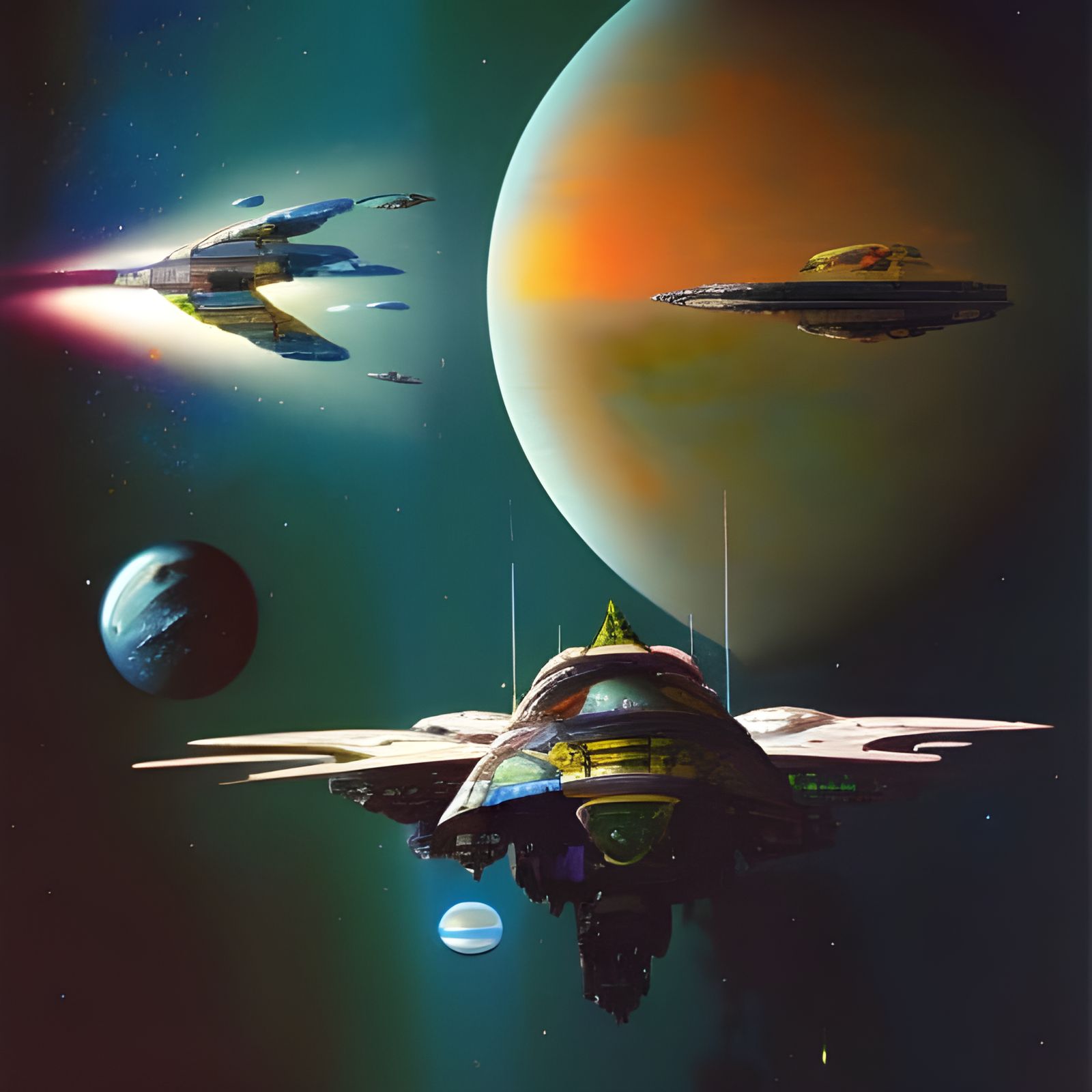 Space Opera...III - AI Generated Artwork - NightCafe Creator