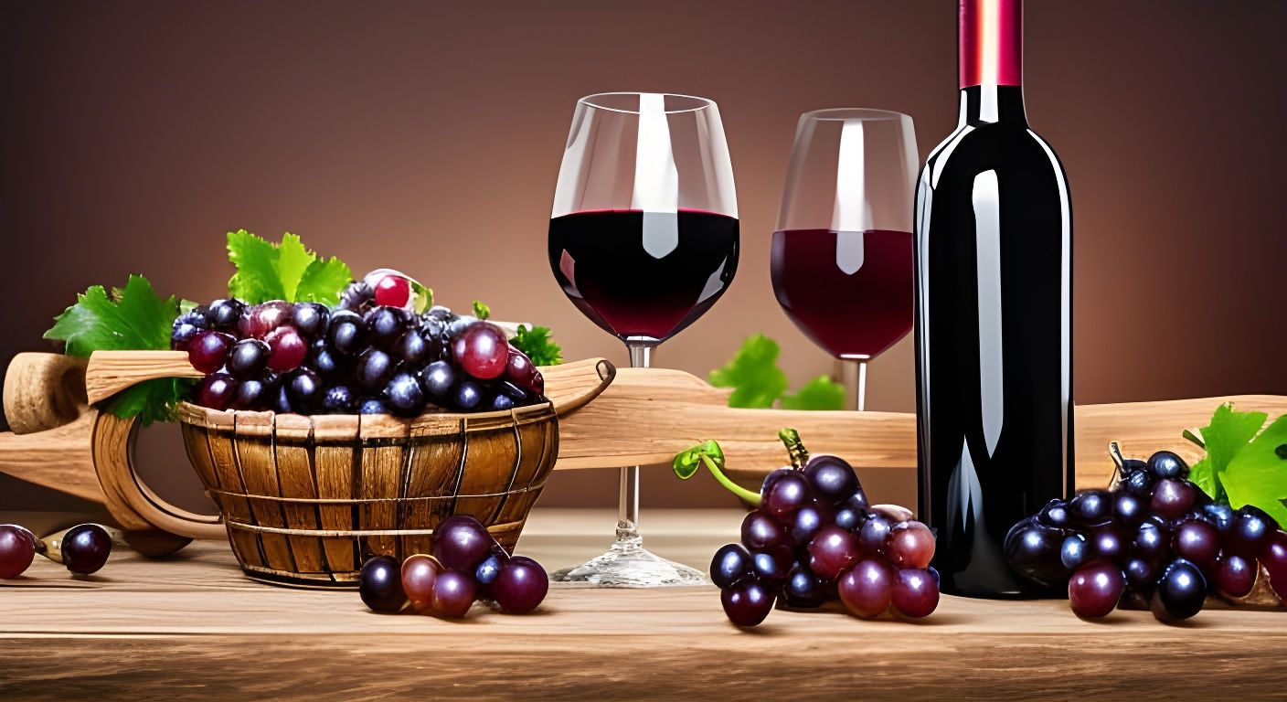 Wine II - AI Generated Artwork - NightCafe Creator