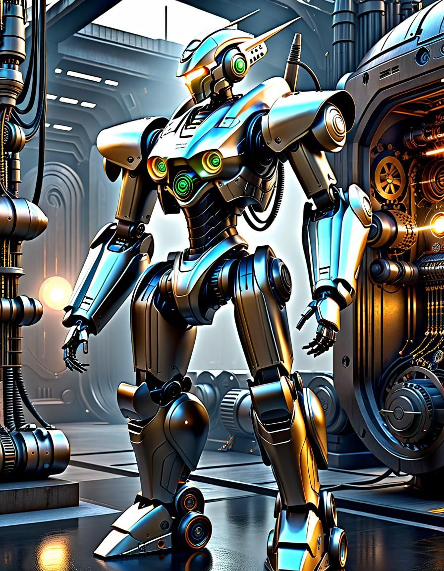 Robot - AI Generated Artwork - NightCafe Creator