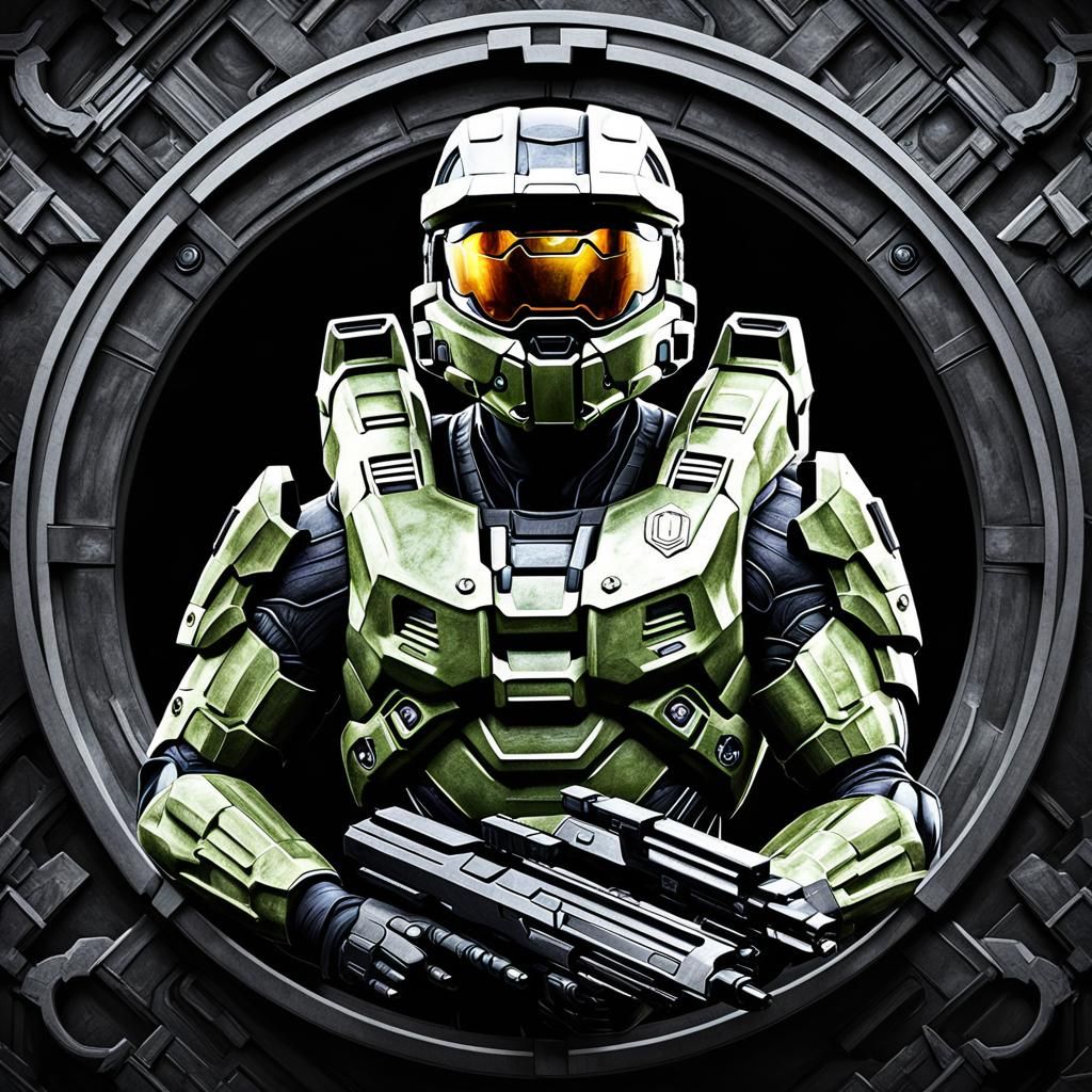 Master Chief John-117 from Halo TV-series - AI Generated Artwork ...