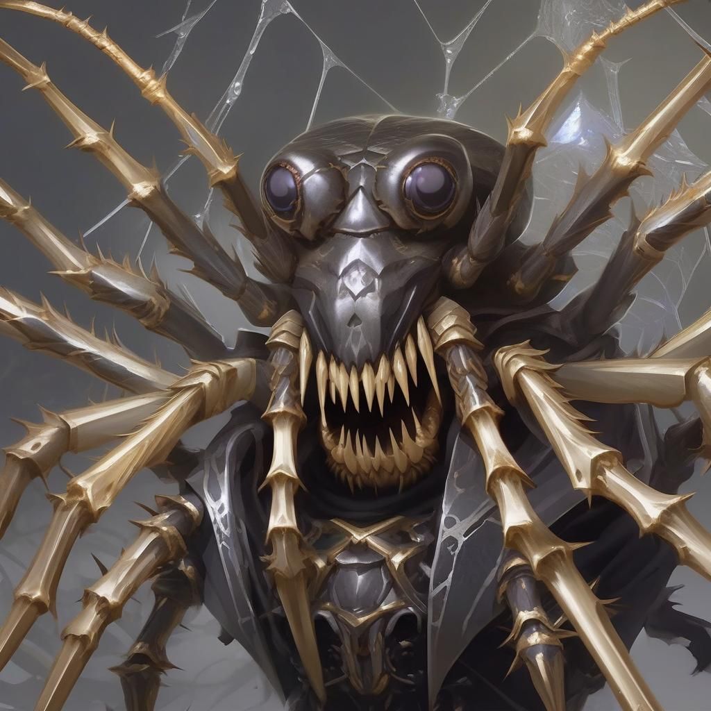 Humanoid Spider Monstrosity - AI Generated Artwork - NightCafe Creator