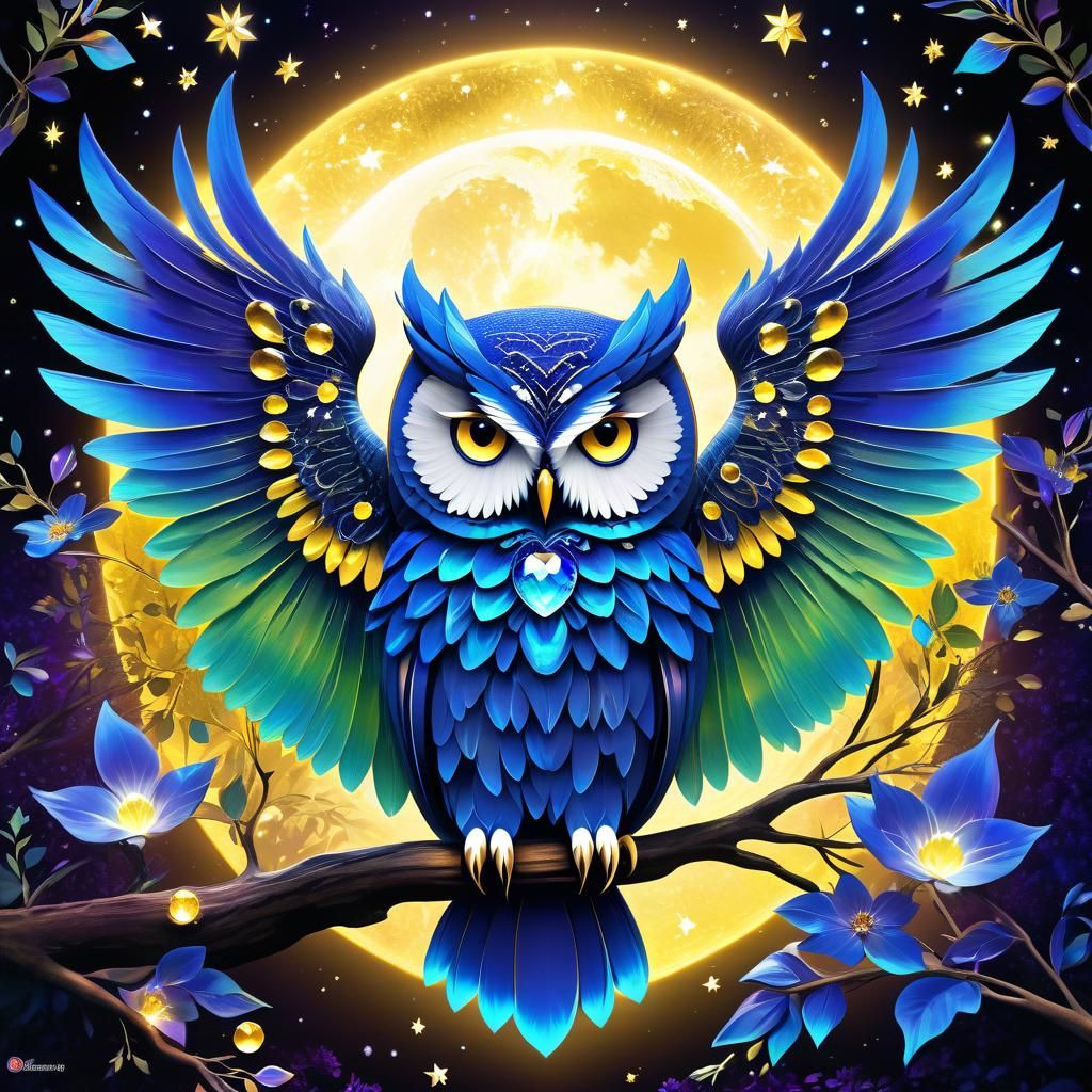 Graceful magical owl - AI Generated Artwork - NightCafe Creator