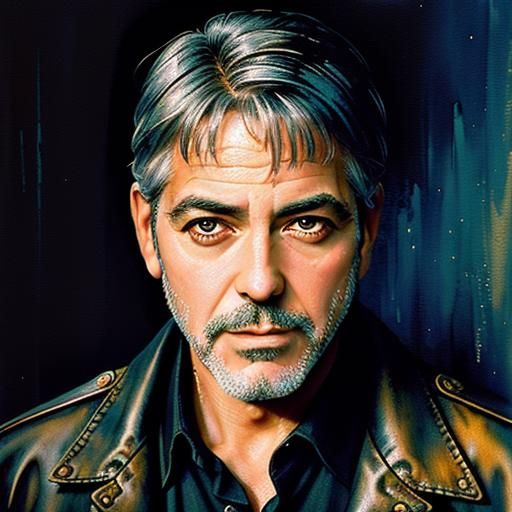 George Clooney - AI Generated Artwork - NightCafe Creator