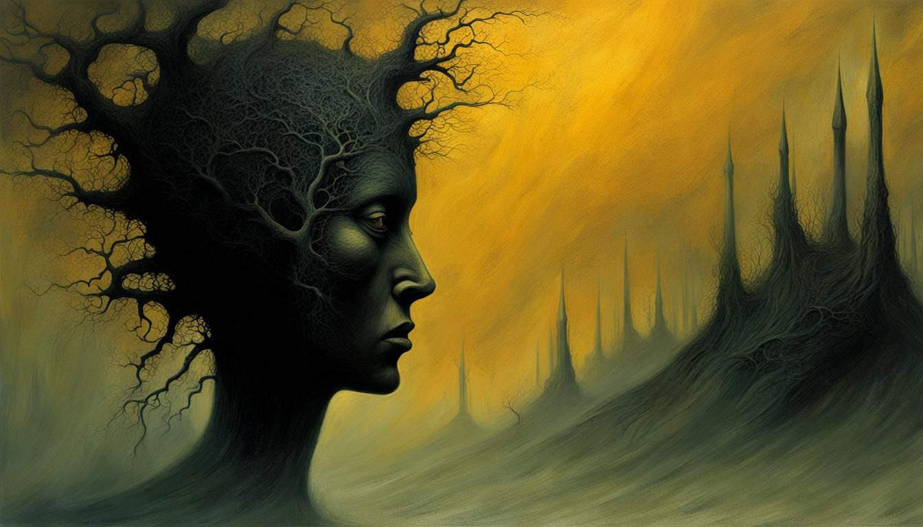 Desolated mind - AI Generated Artwork - NightCafe Creator