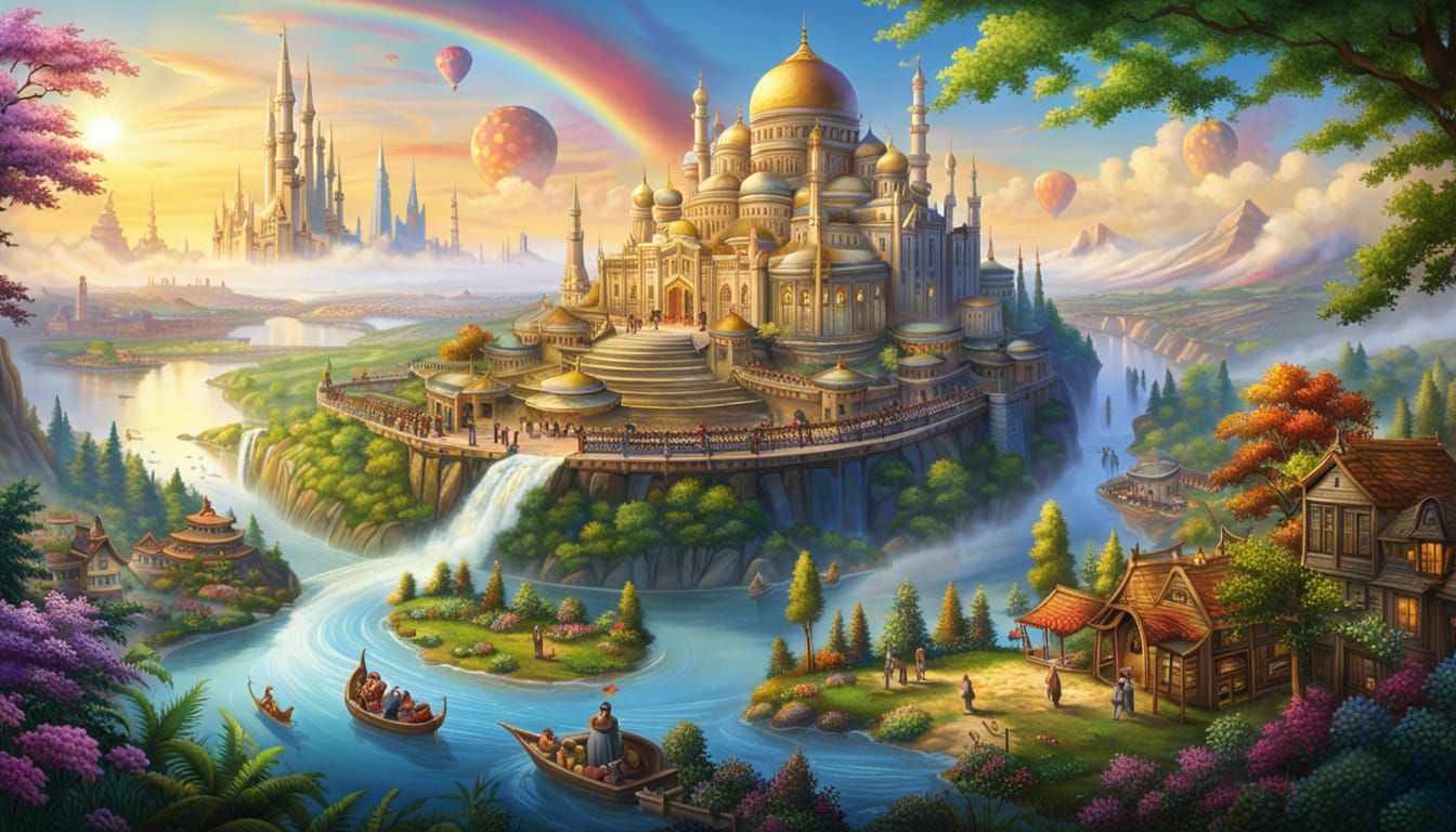 A utopia is a place where everyone lives in harmony, peace, and ...