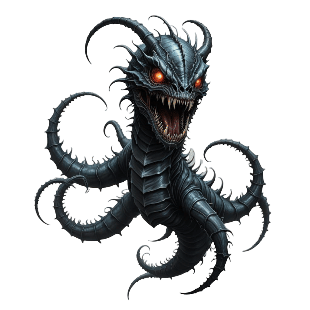 Young Dragtaclepus - Ethereal Worm of Apocalypse in Distorte...