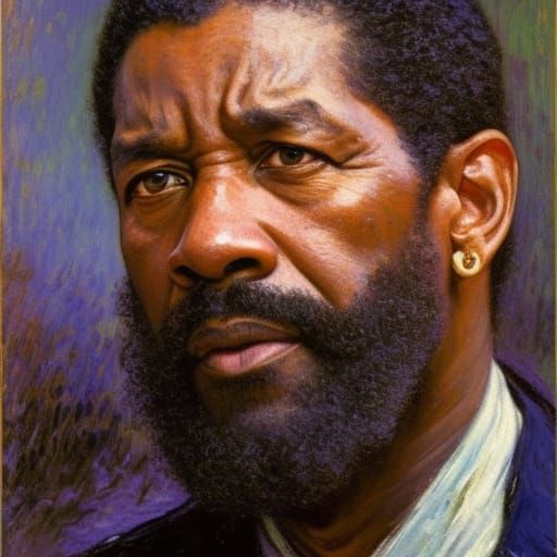 Denzel Washington by Various Classical Masters - AI Generated Artwork ...