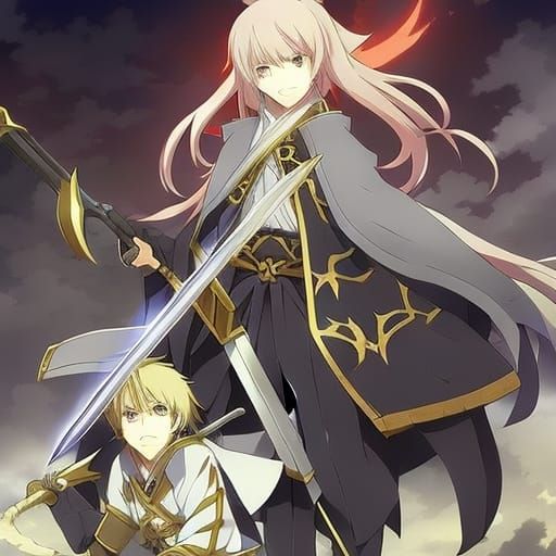 The Sky Wizard And The Young Warlock! - AI Generated Artwork ...