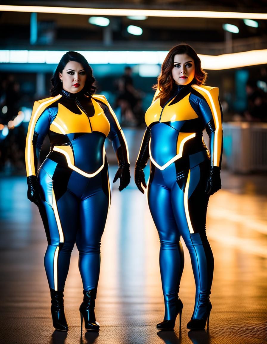 fluffy tron sirens 4 - AI Generated Artwork - NightCafe Creator