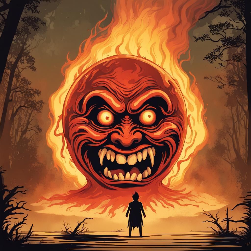 Banaspati the Indonesian powerful fire spirit - AI Generated Artwork ...