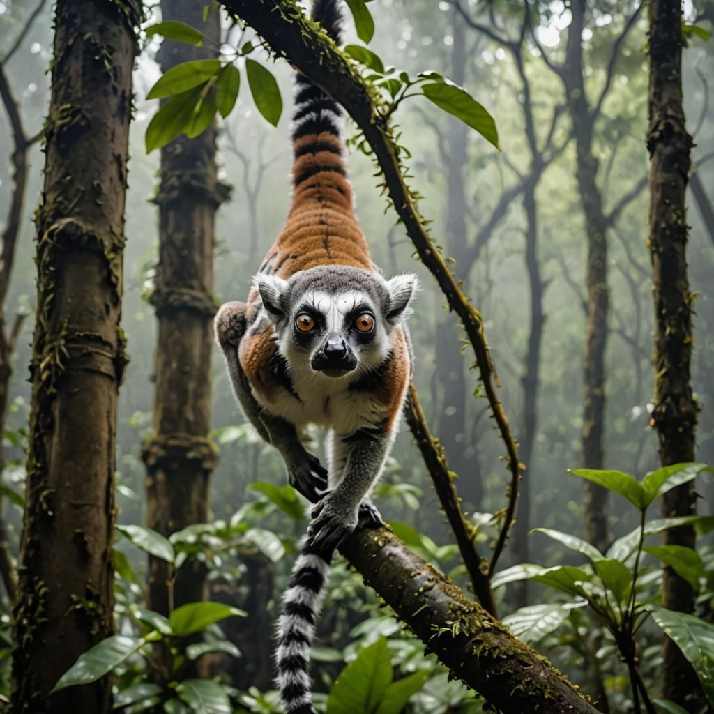 Lemur - AI Generated Artwork - NightCafe Creator