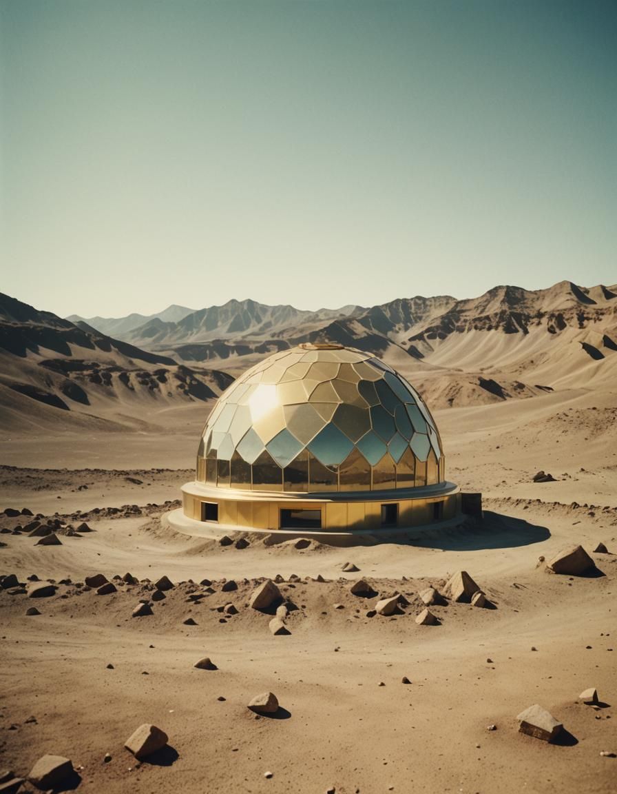 Habitat dome - AI Generated Artwork - NightCafe Creator