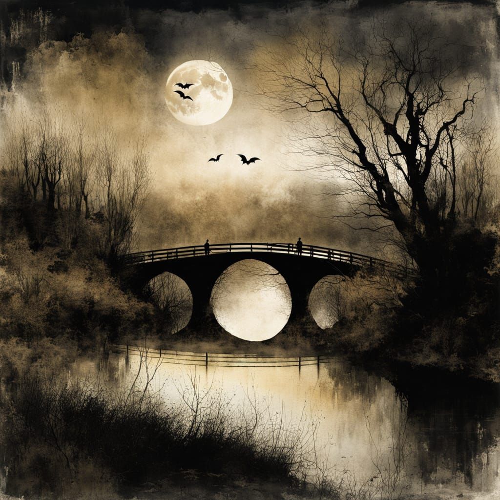 Bridge in the moonlight - Bridge in the moonlight