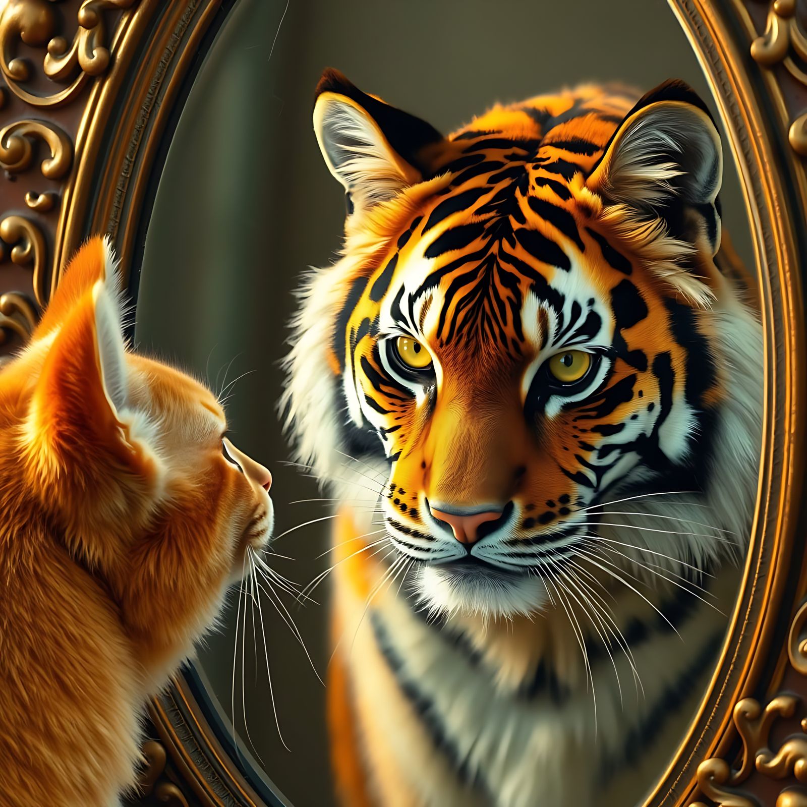 Personality complex of the orange housecat