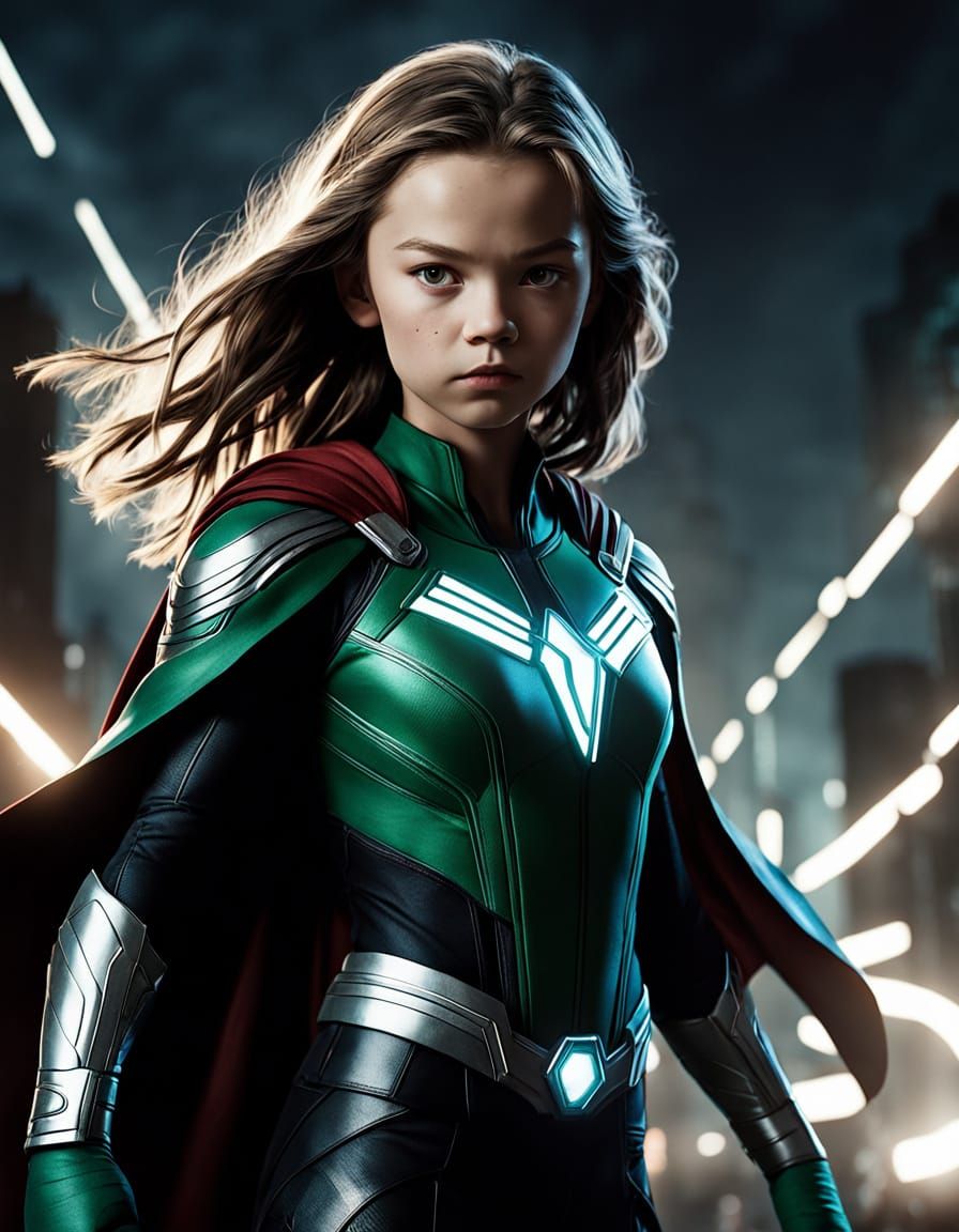 Jayden Bartels as Rogue, Superpowered X-Men Mutant... - AI Art