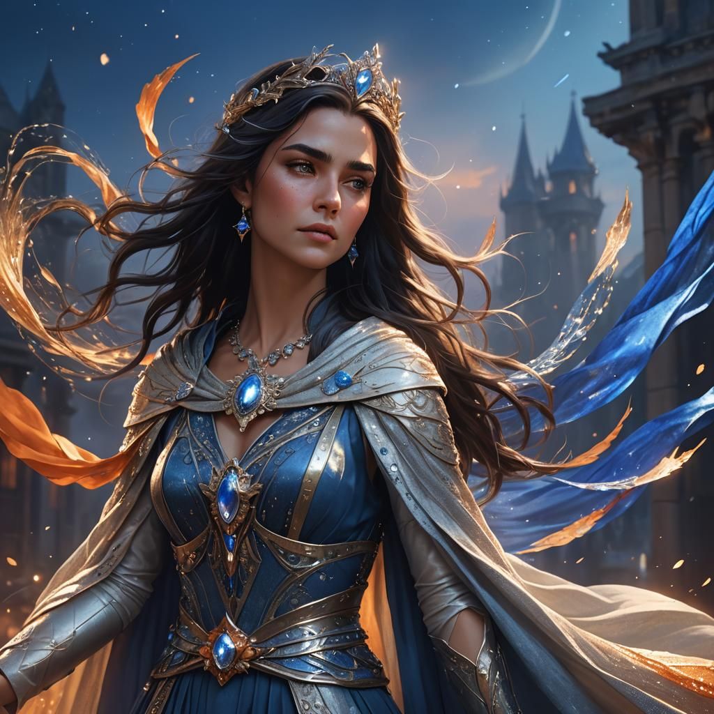 To Evenstar - Regal Starlight Princess in Twilight Splendor