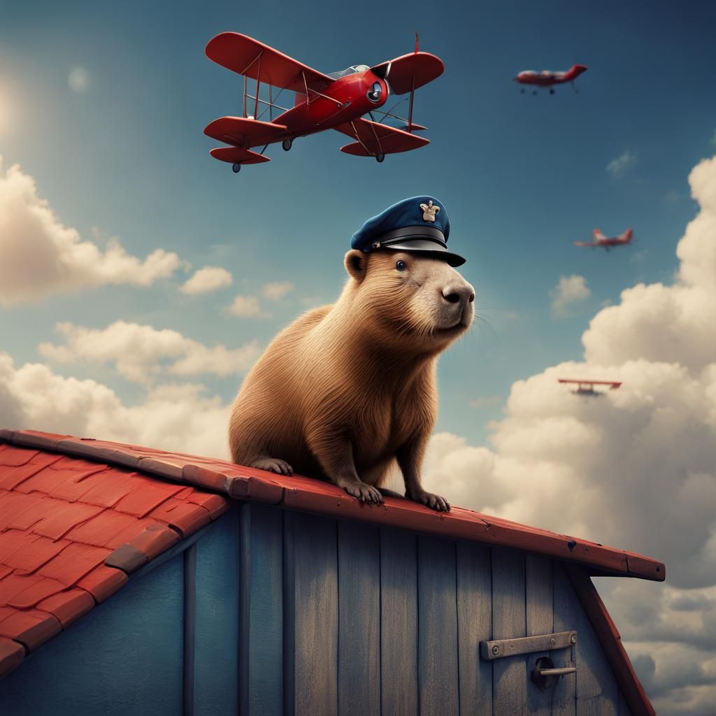 flying capybara - AI Generated Artwork - NightCafe Creator