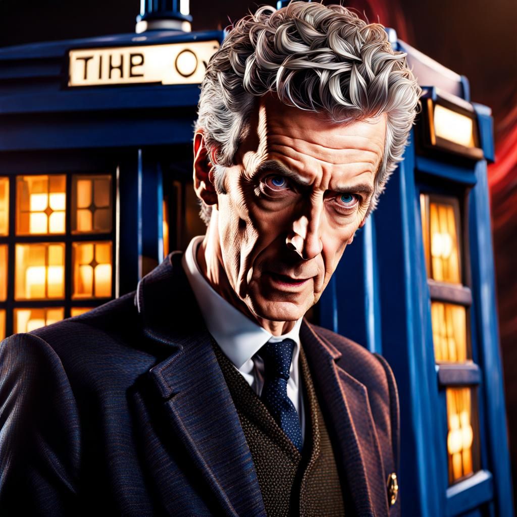 Peter Capaldi, Doctor Who #12 2014-2017 - AI Generated Artwork ...