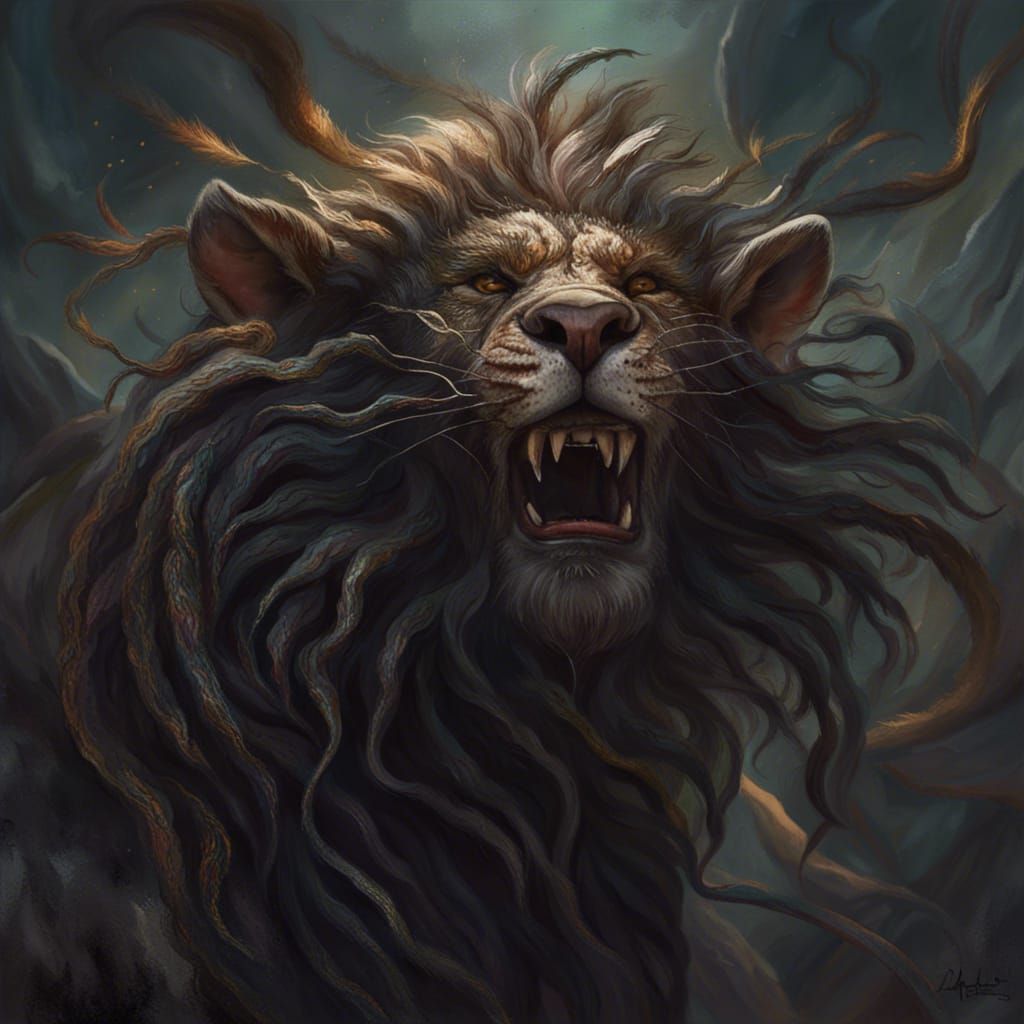 Monster Lion - AI Generated Artwork - NightCafe Creator