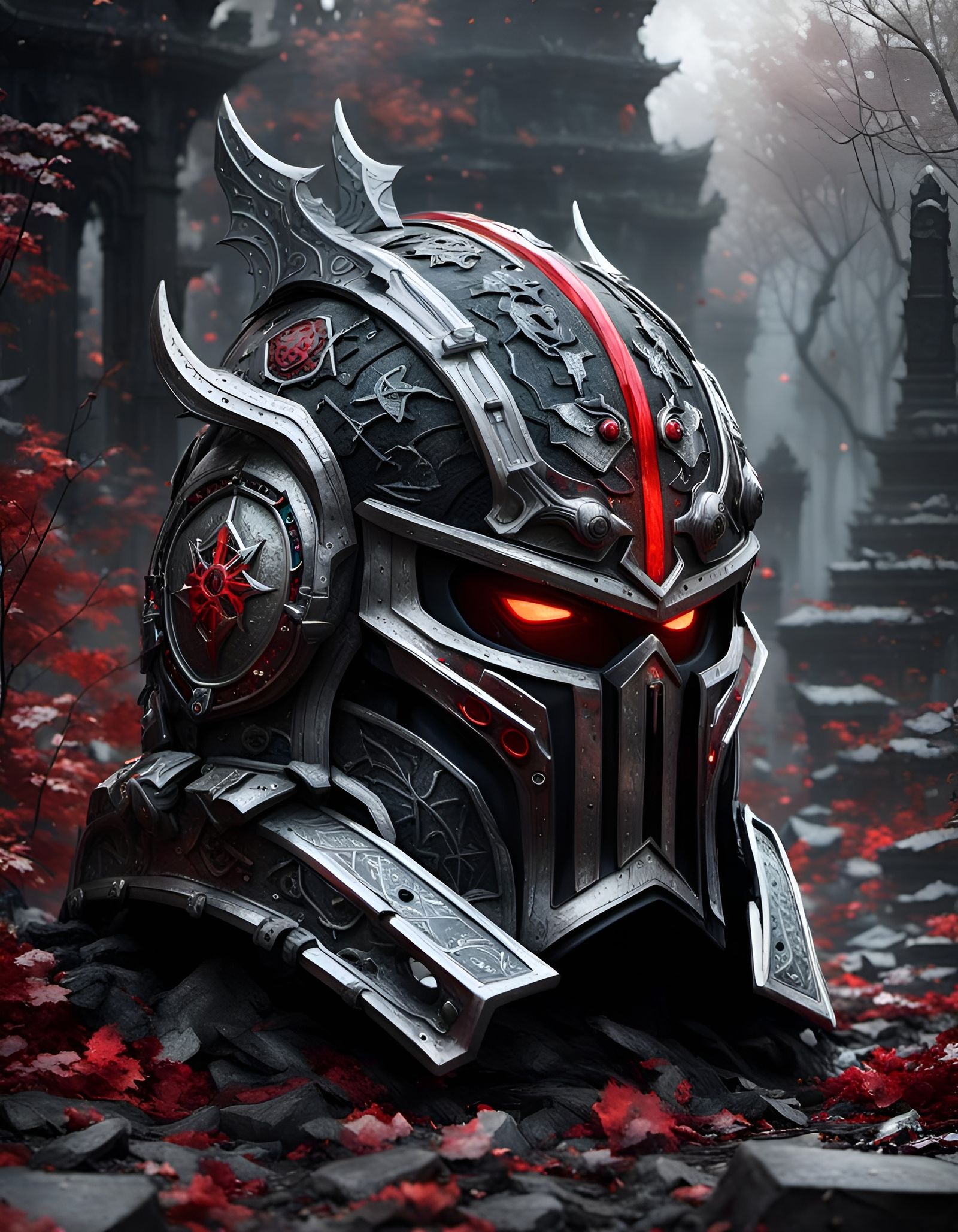 Hades Helmet - AI Generated Artwork - NightCafe Creator