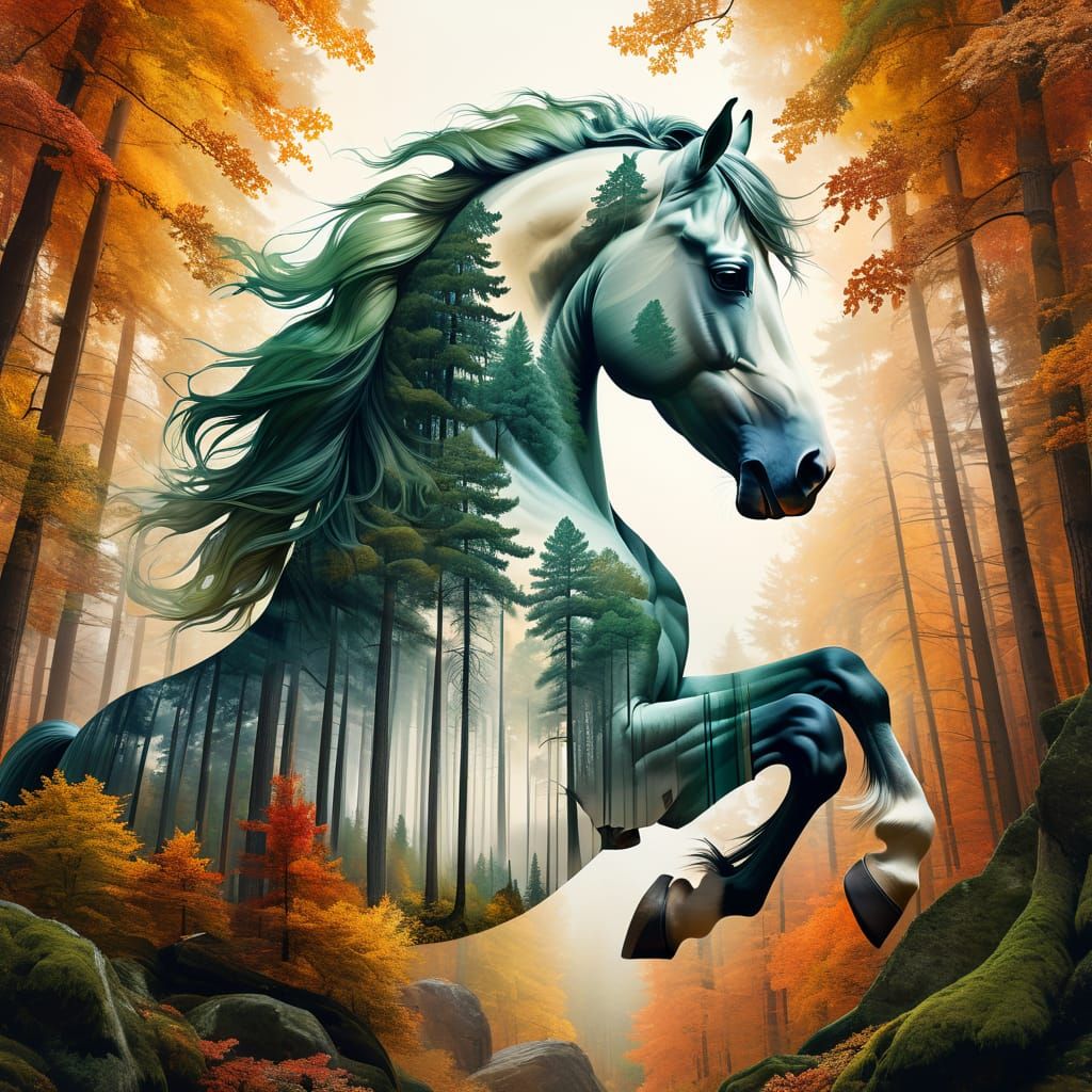 Hooved Animals - Horse - AI Generated Artwork - NightCafe Creator
