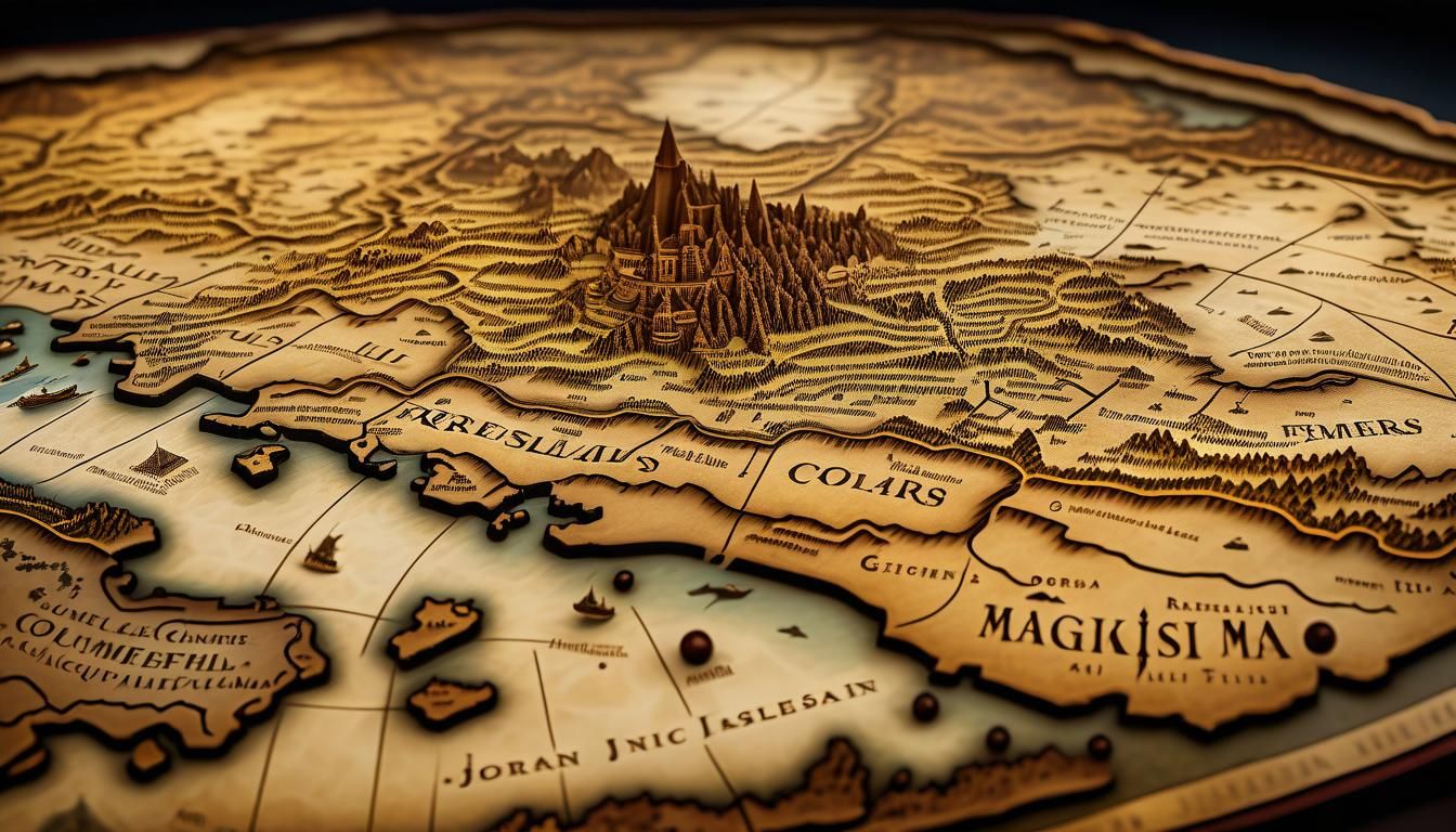 3D Map - AI Generated Artwork - NightCafe Creator