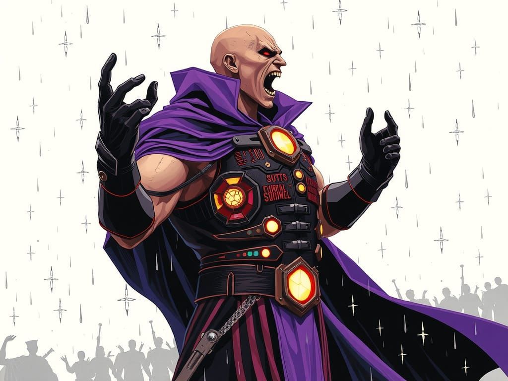 Angry Villain, Can’t Control His Rage