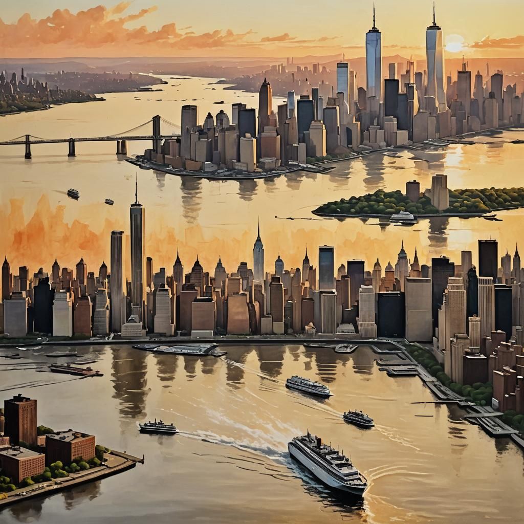 Hudson River Redux - AI Generated Artwork - NightCafe Creator