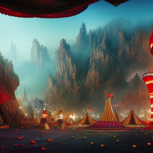 Future Circus, - AI Generated Artwork - NightCafe Creator