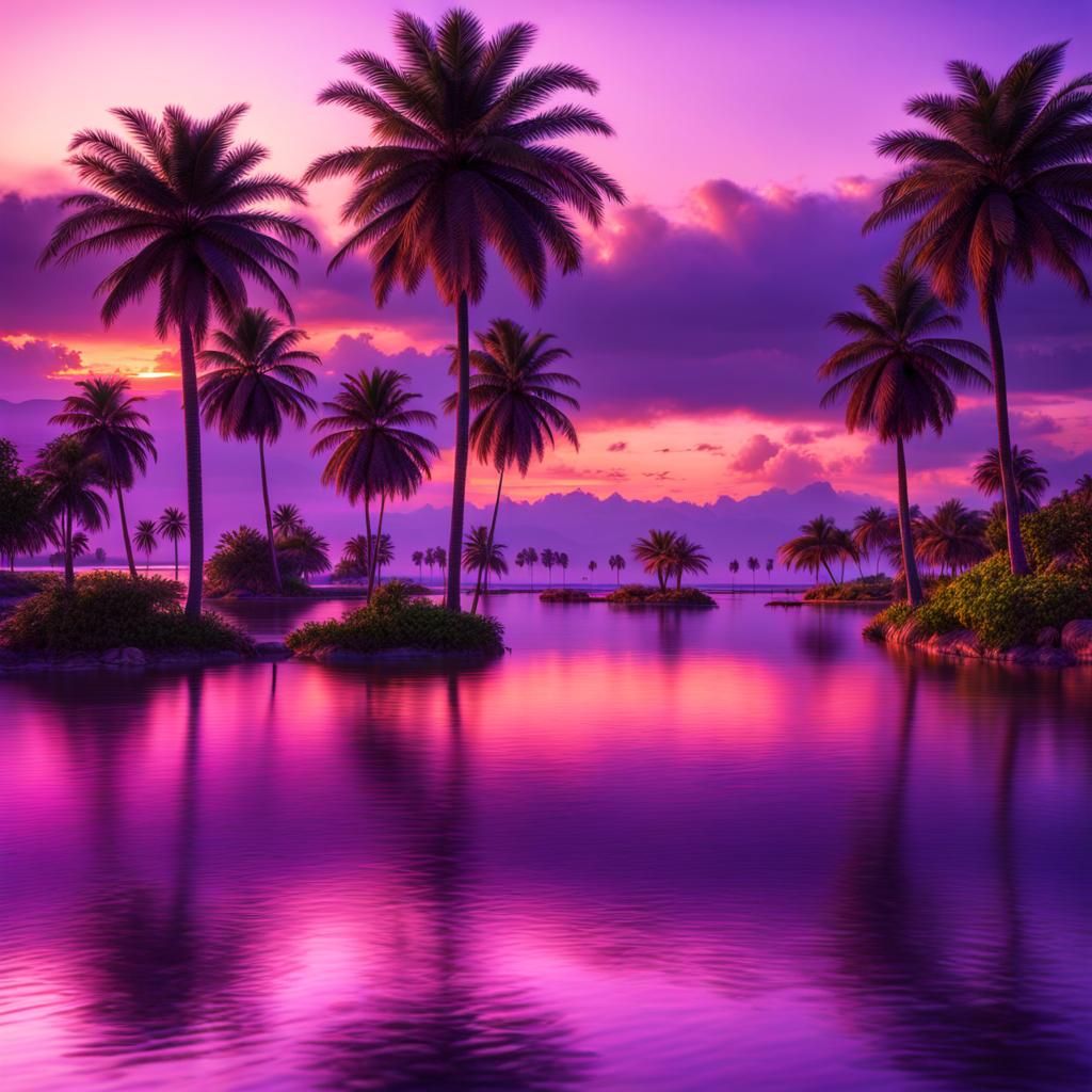 Purple chill - AI Generated Artwork - NightCafe Creator